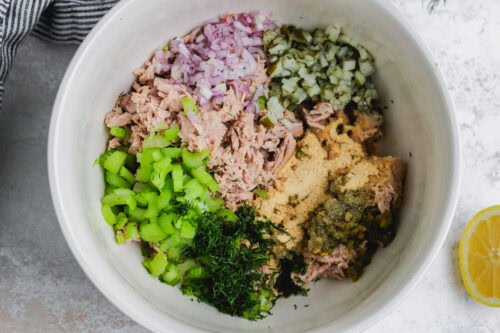 spicy tuna melt made with pickled jalapeños (from a jar) - Casa de Crews