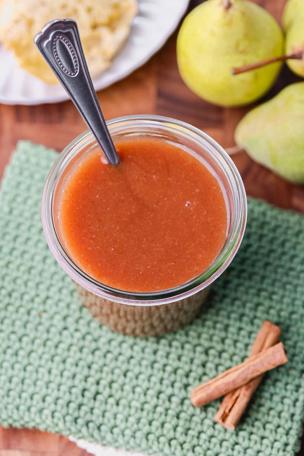 pear butter made in the slow cooker - Casa de Crews